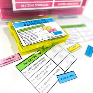 ELA Task Boxes: Set 2 (grades 3-5) With Carrying Case - Etsy