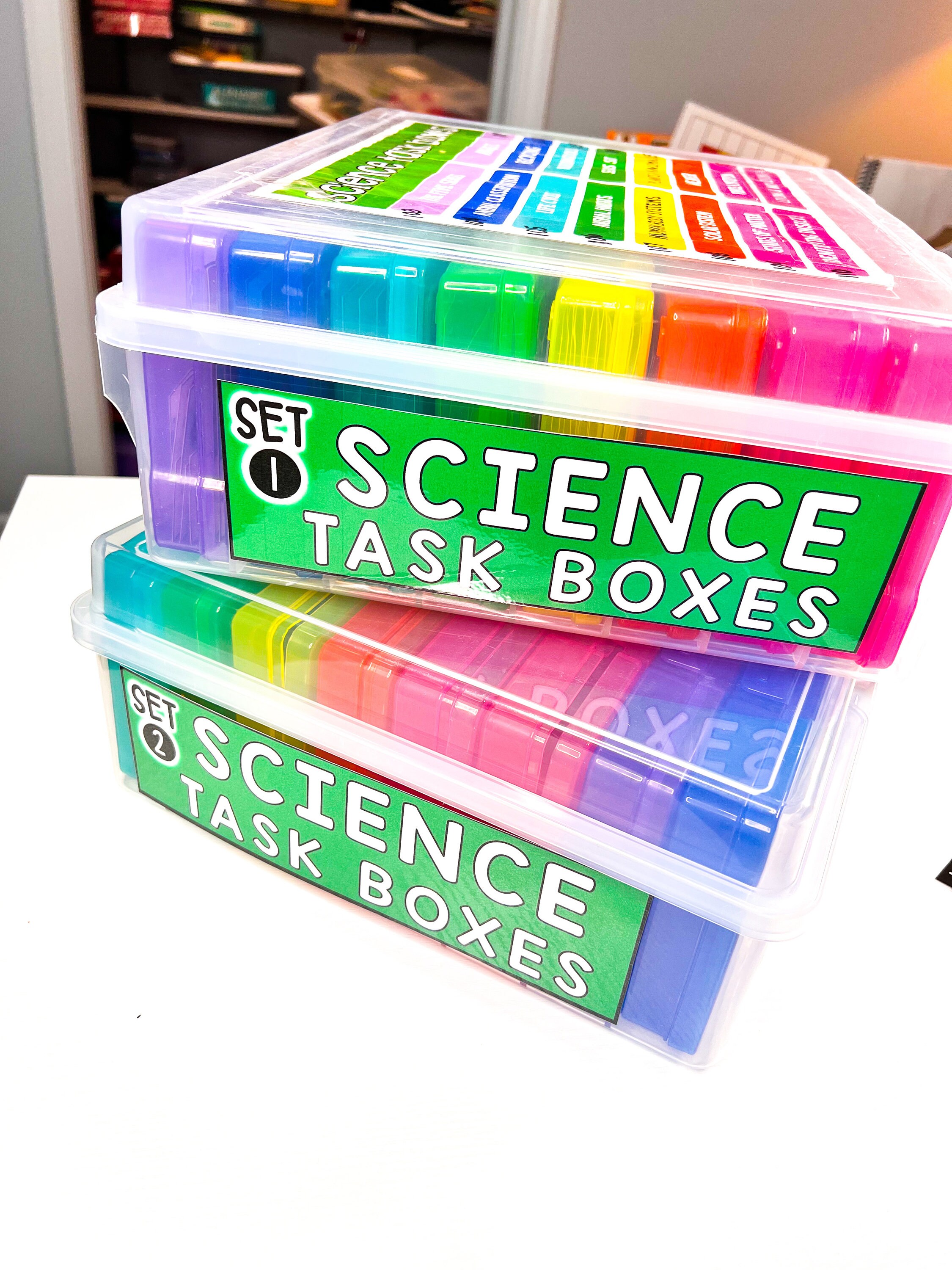 BUNDLE: ALL 12 Academic Task Boxes grades K-2 With 12 Carrying Cases ...