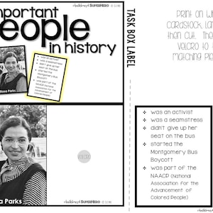 Social Studies Task Boxes: Set 1 (grades K-2) With Carrying Case - Etsy