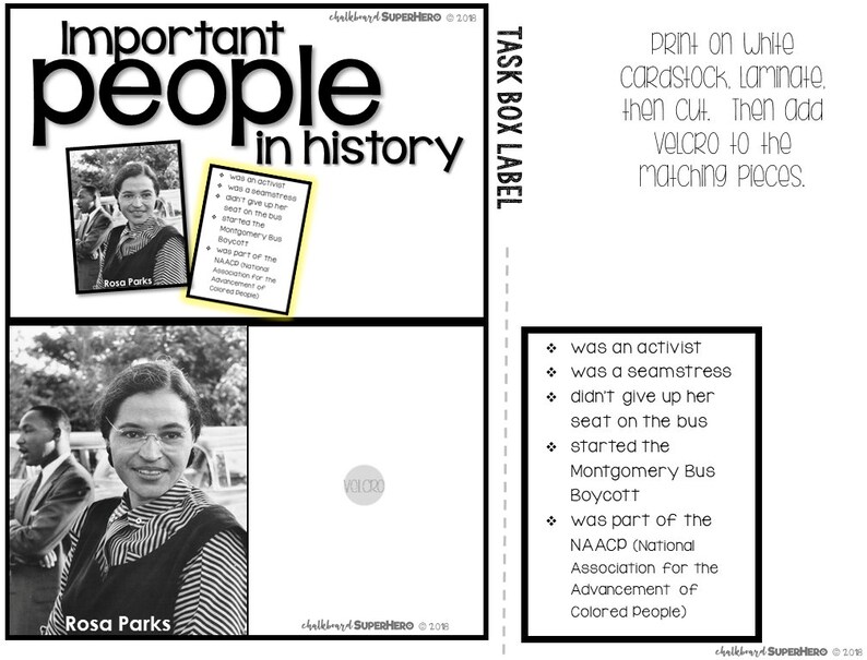 Social Studies Task Boxes: Set 1 (grades K-2) With Carrying Case - Etsy