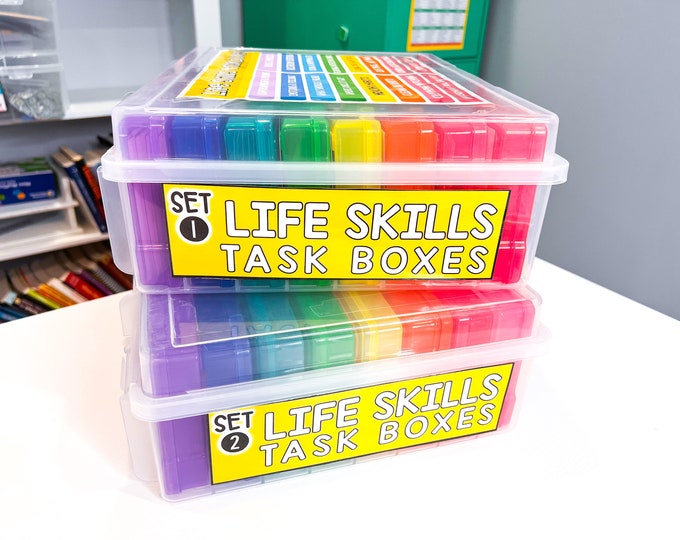 Special Education Task Box | Stock the Vending Machine | Vocational ...