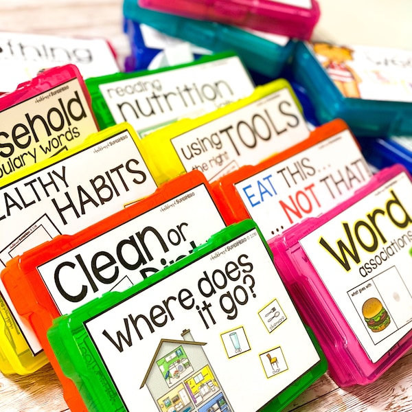 Vocational Task Boxes - Etsy