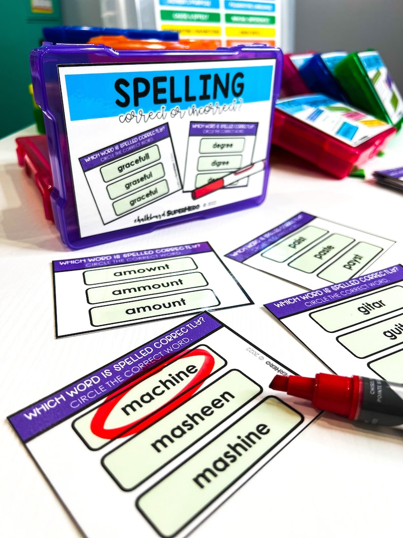 ELA Task Boxes: Set 1 (grades 3-5) With Carrying Case - Etsy