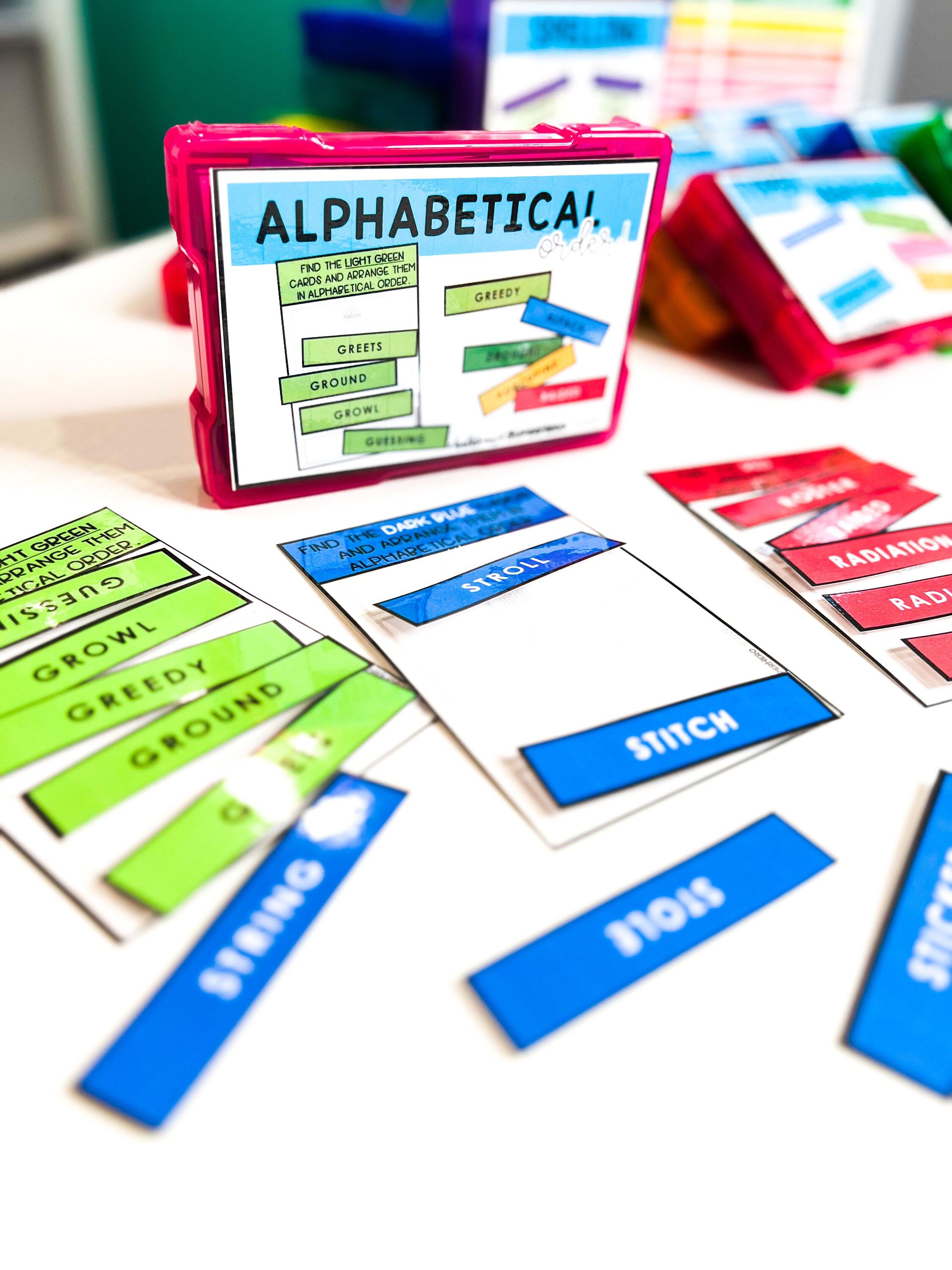 ELA Task Boxes: Set 1 (grades 3-5) With Carrying Case - Etsy