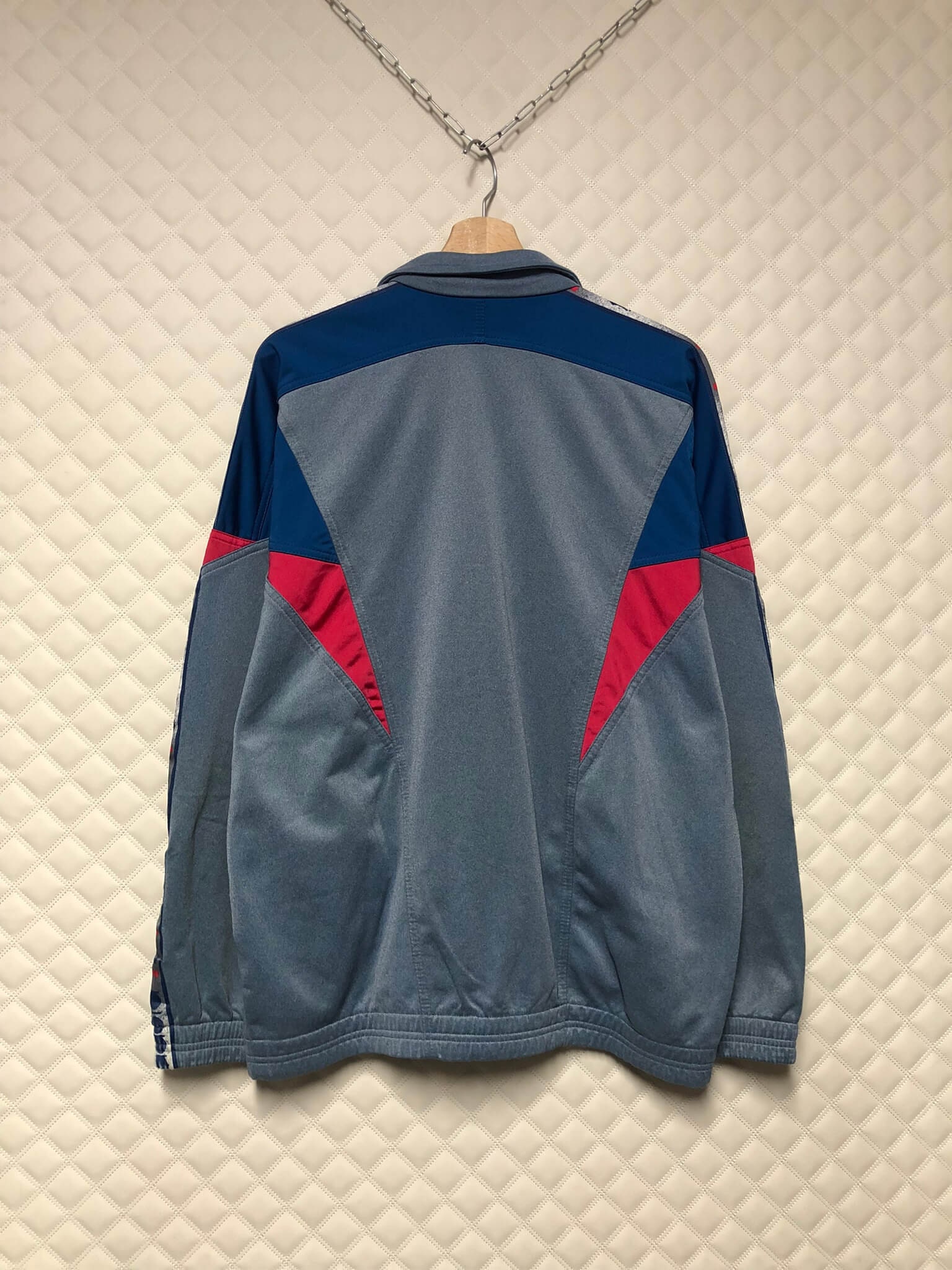 Vintage Diadora 90s Track Top Zip Stripes Retro Oldschool Neon L ...