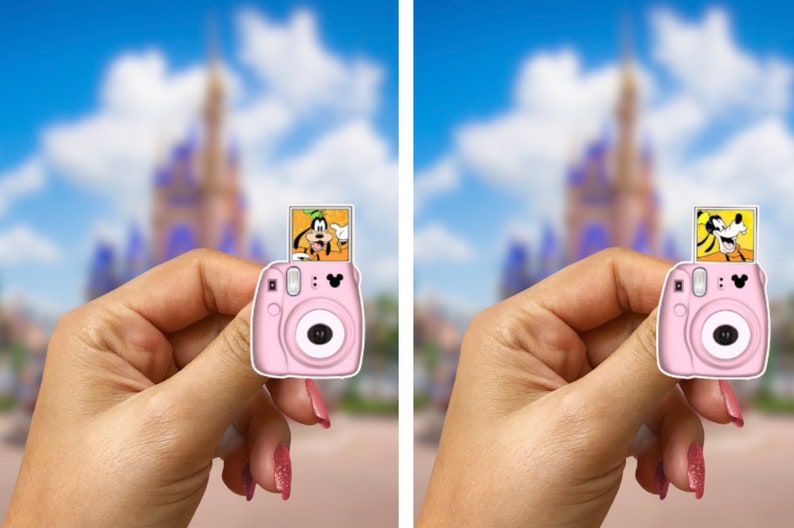 Disney Camera Sticker Bundle/disney Photoshoot Waterproof - Etsy