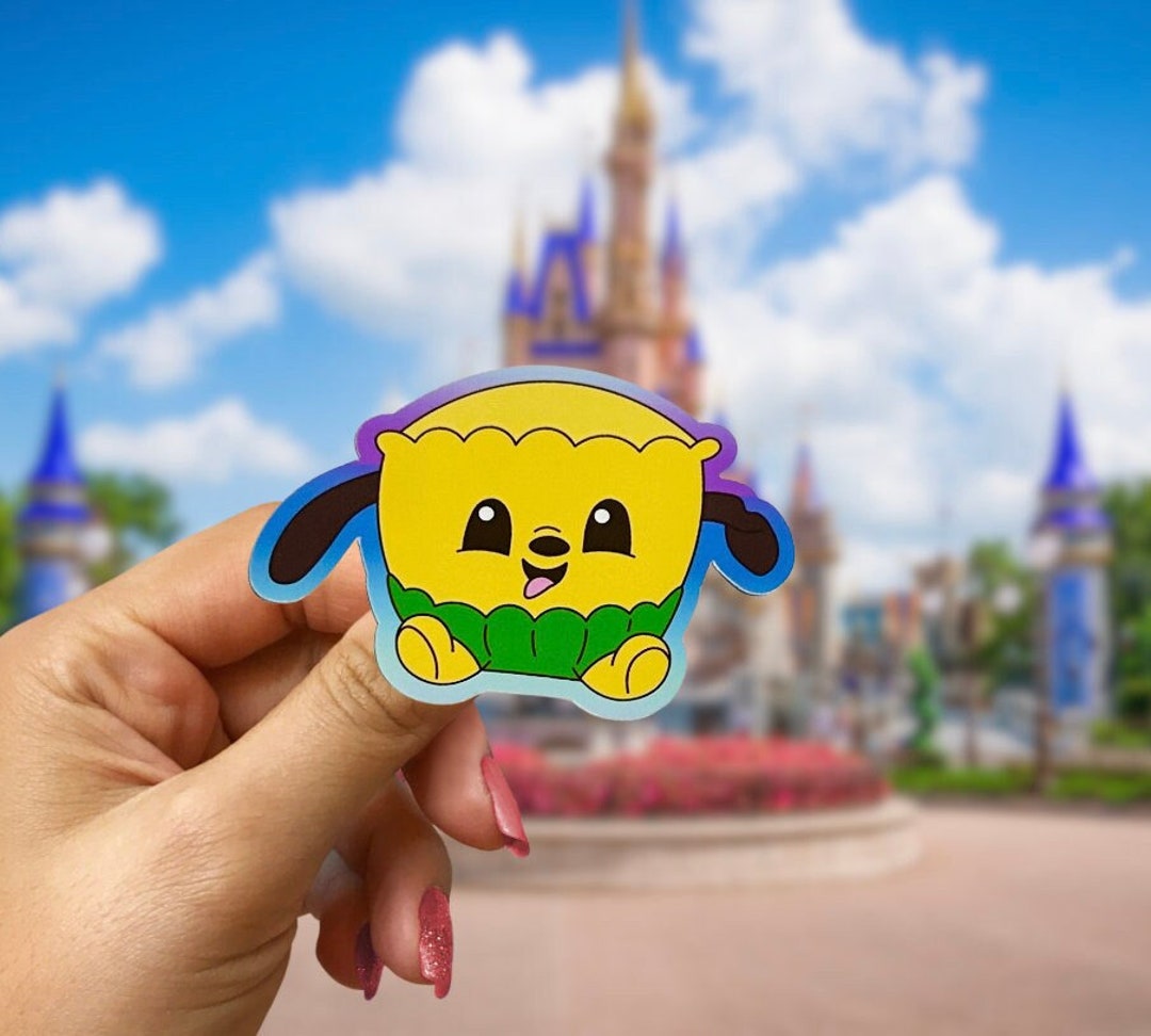 Disney Pluto Munchling-munching Decal-disney Sticker Handmade ...