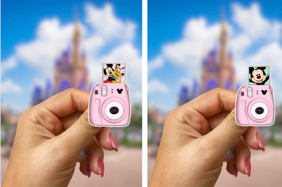 Disney Camera Sticker Bundle/disney Photoshoot Waterproof - Etsy