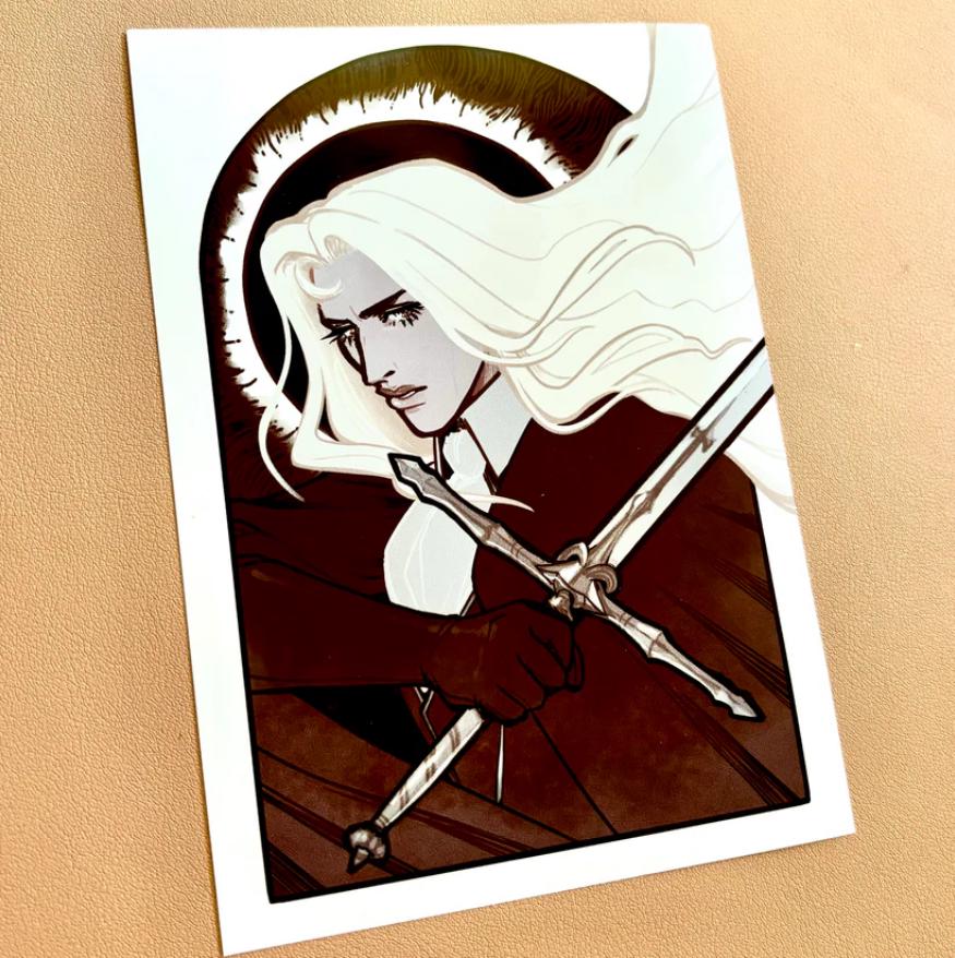 Alucard Castlevania Nocturne Mini Print (5x7) - Etsy