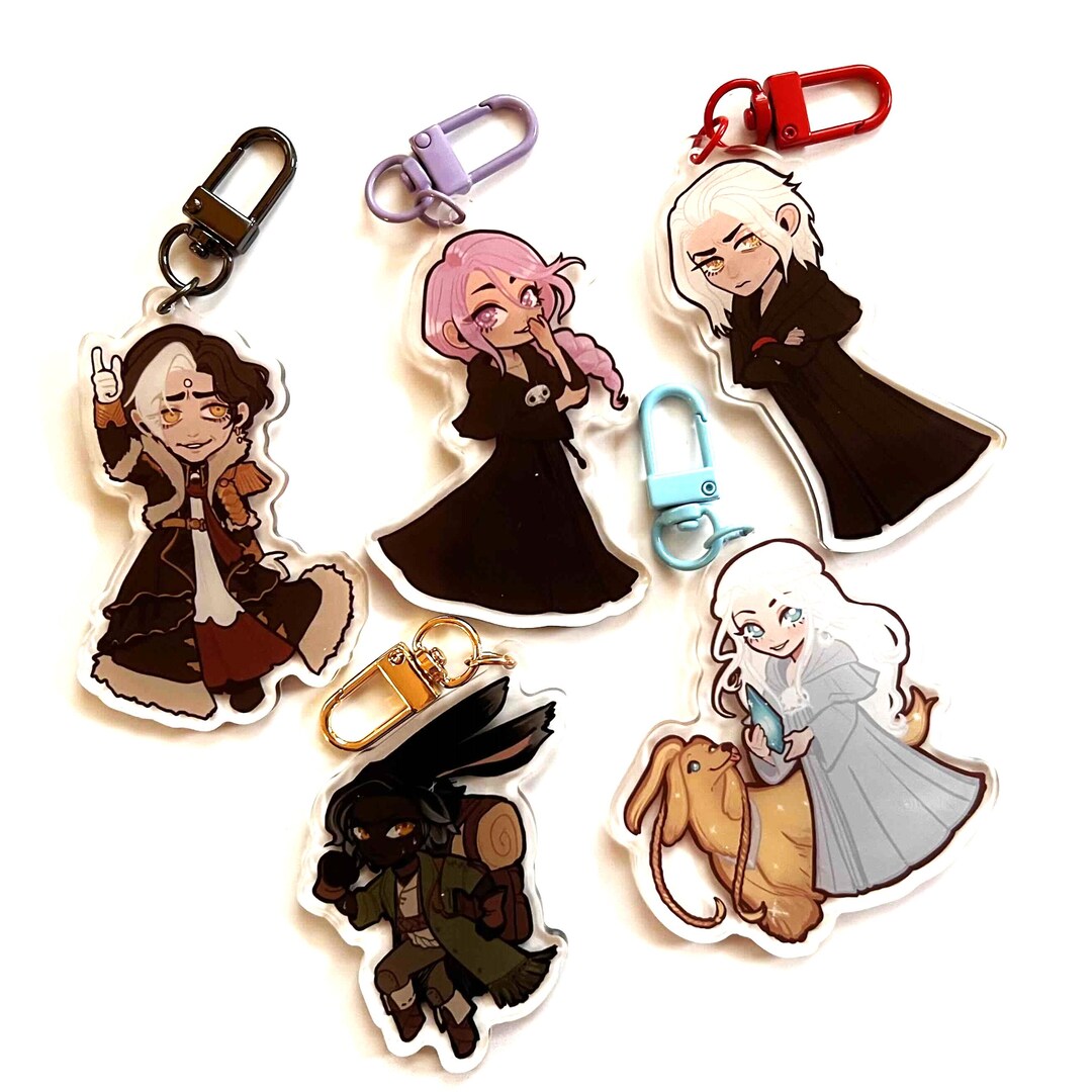 FFXIV Endwalker Keychains/acrylic Charms (hythlodaeus - Emet-selch ...