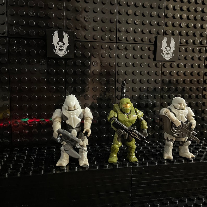 Mega Bloks Construx de Halo Unsc Kodiak Siège Cannon 1 Spartan Alice ...
