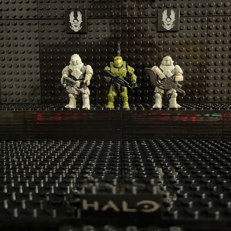 Mega Bloks Construx de Halo Unsc Kodiak Siège Cannon 1 Spartan Alice ...