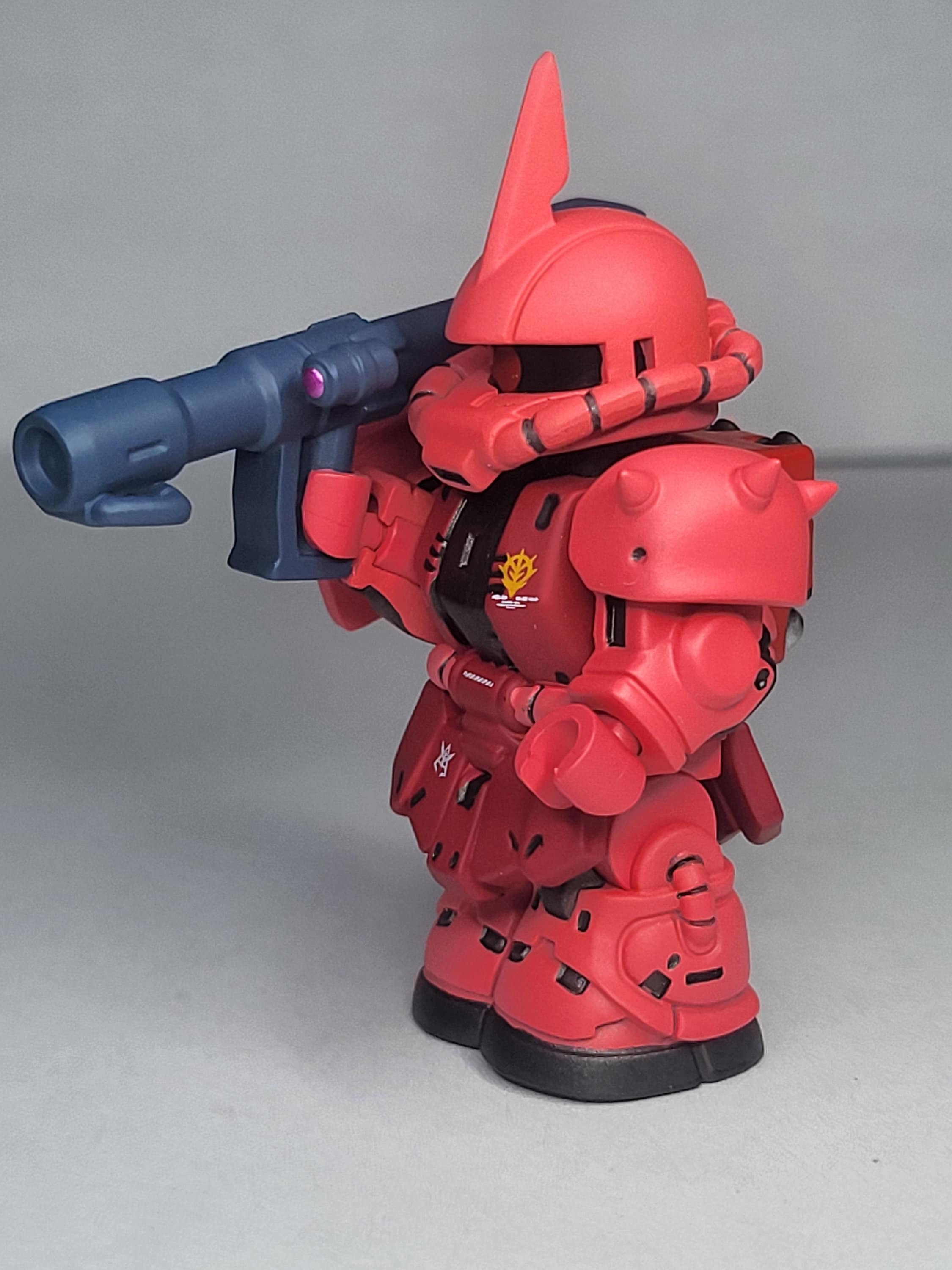 Custom Lego Gundam the Red Comet Zaku II Mobile Suit Minifigure IN-HAND ...