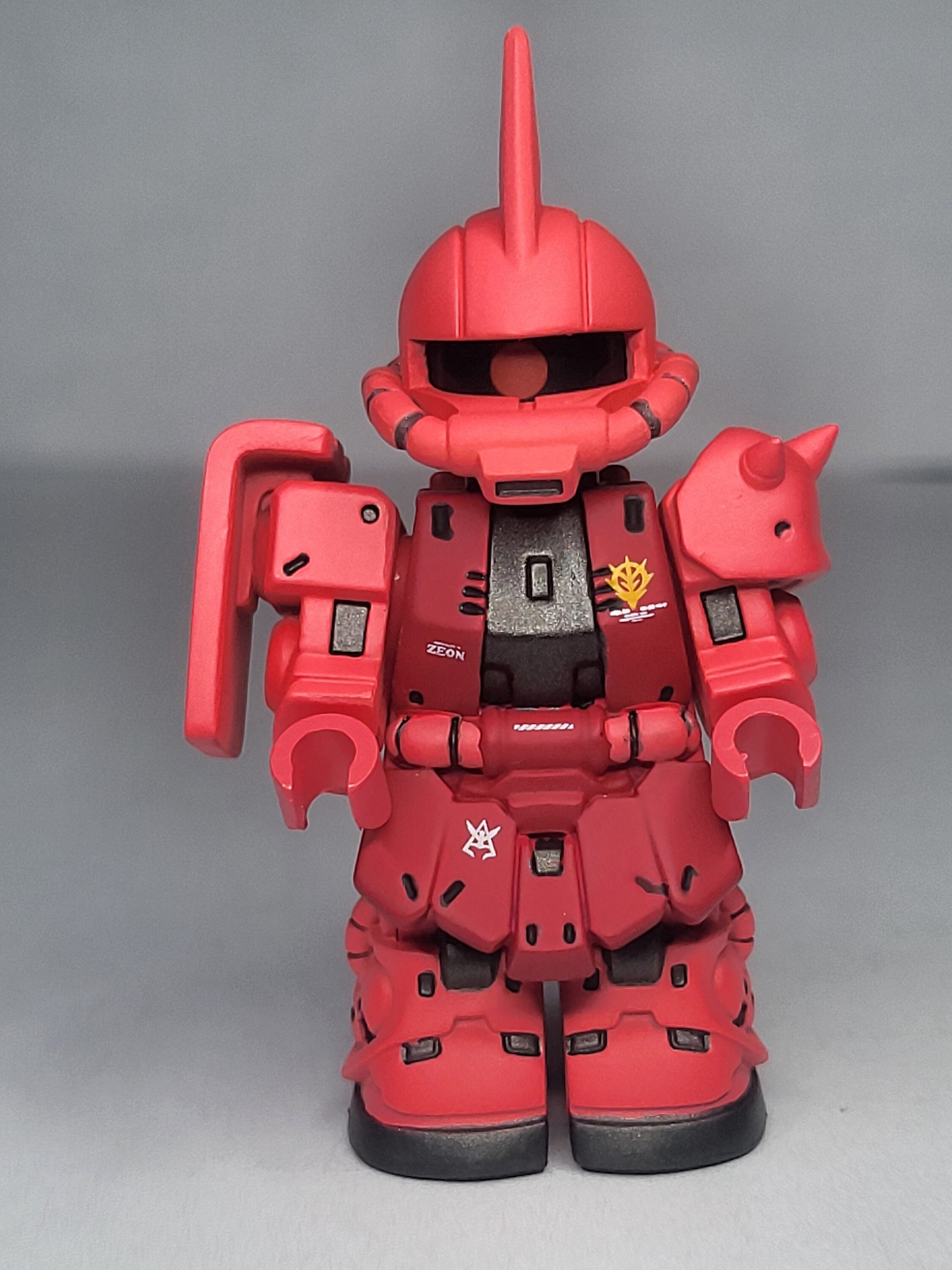 Custom Lego Gundam the Red Comet Zaku II Mobile Suit Minifigure IN-HAND ...