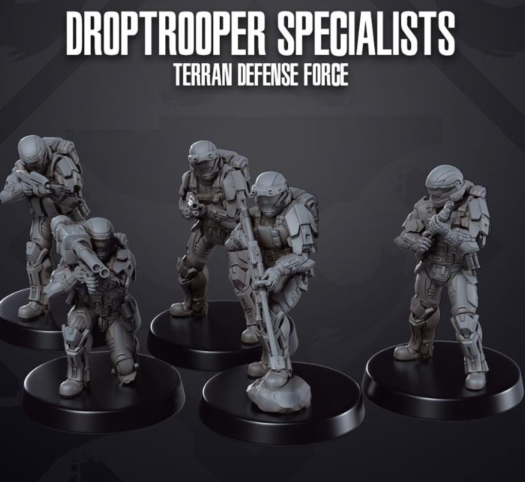 Terran Defense Force Drop Trooper Specialist - Etsy