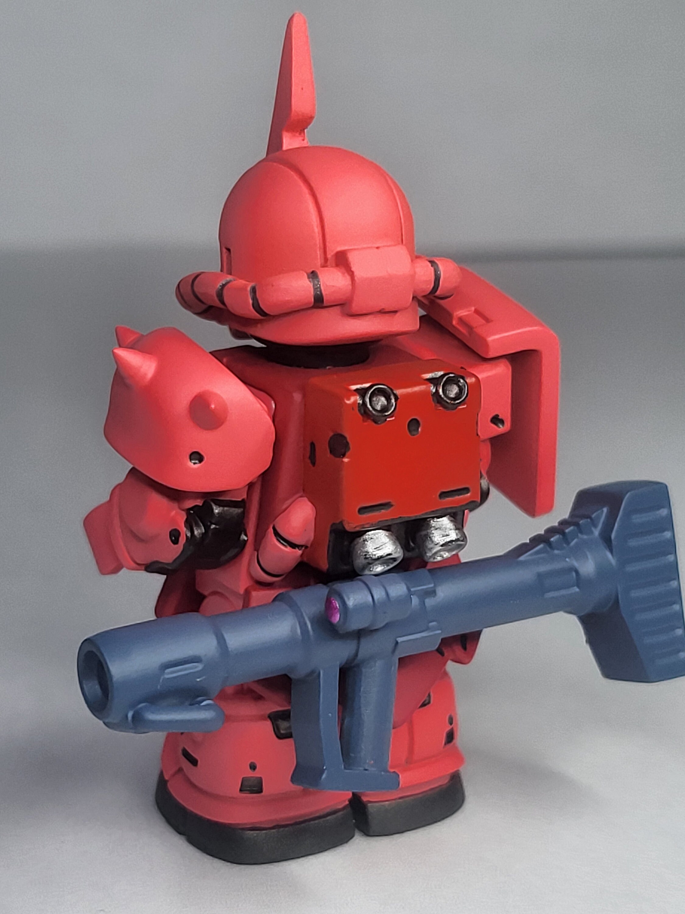 Custom Lego Gundam the Red Comet Zaku II Mobile Suit Minifigure IN-HAND ...
