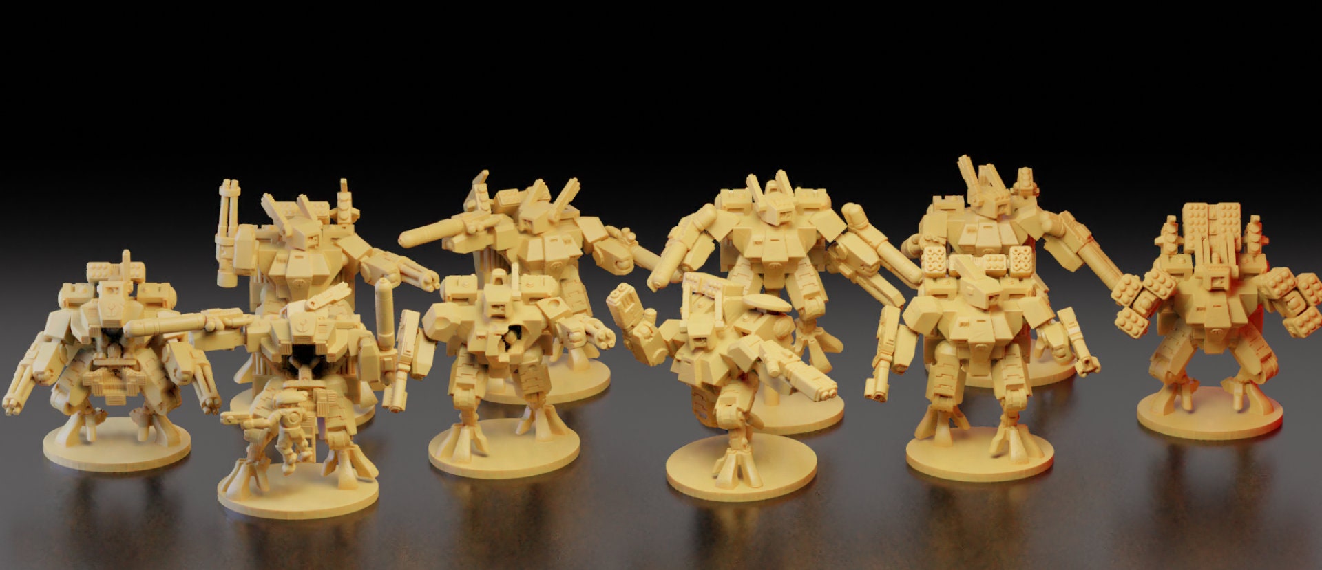 Satotta Mech Assault Suits 6mm epic Scale - Etsy