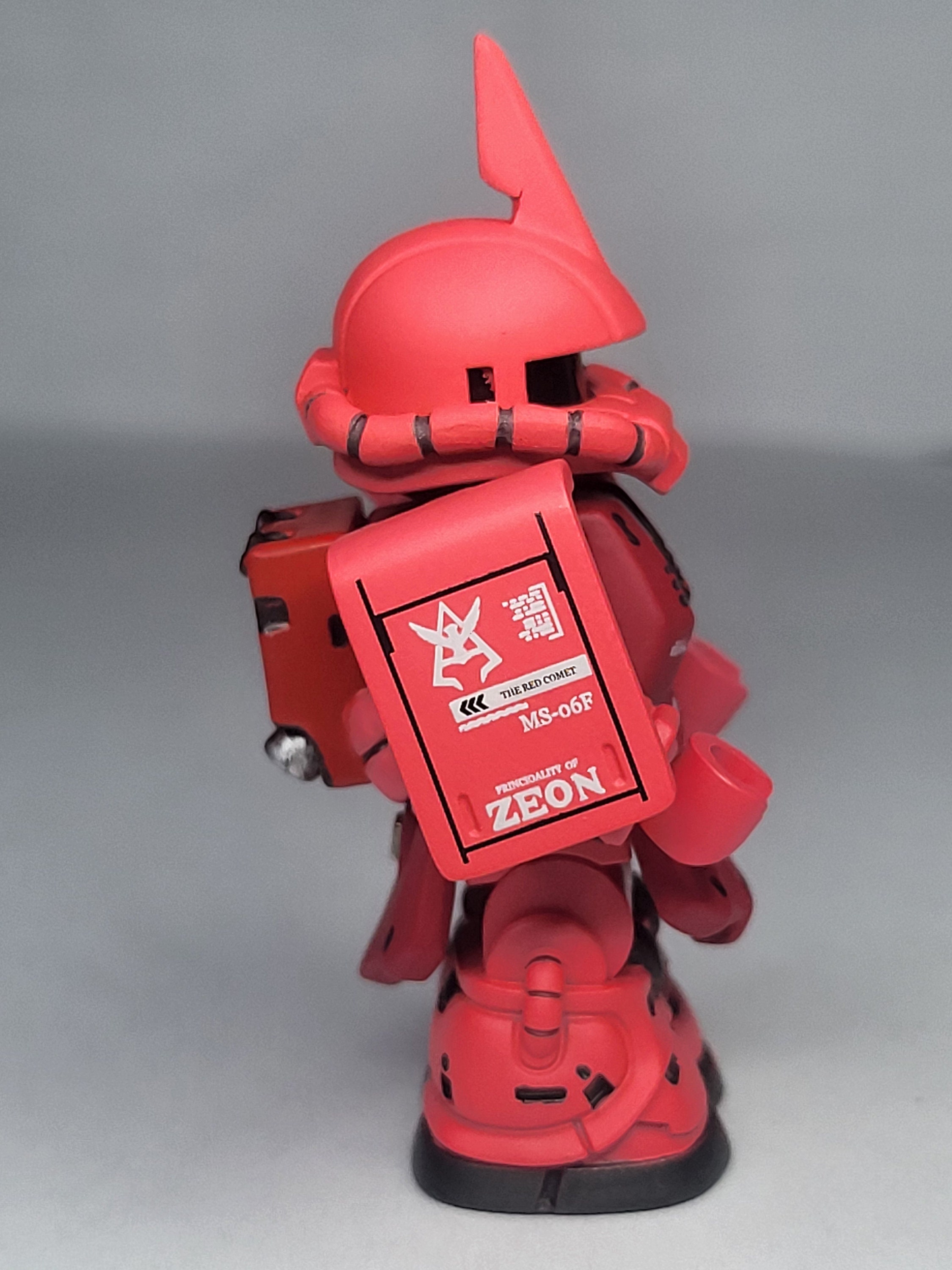 Custom Lego Gundam the Red Comet Zaku II Mobile Suit Minifigure IN-HAND ...