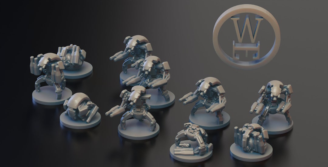 GMO Confederate Kalikoid Destroyer Bots 6mm (epic Scale) - Etsy