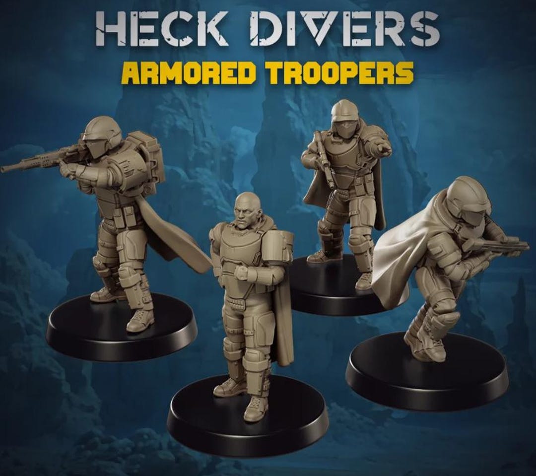 Heck Divers Armored Troopers - Etsy