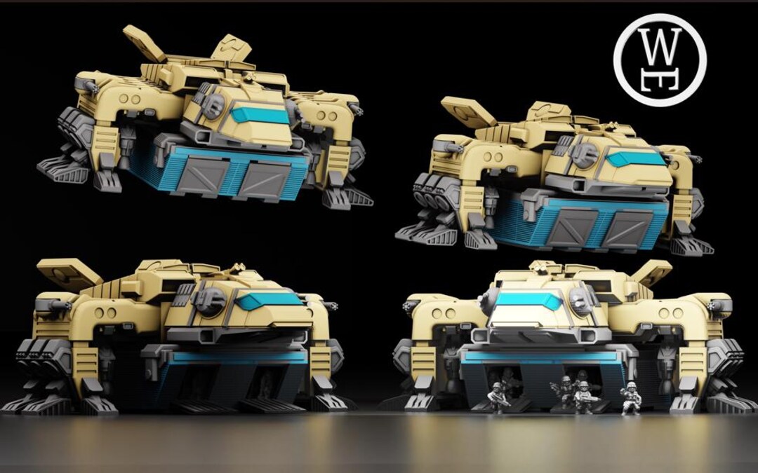 Voidship Troopers Valhalla Dropship 6mm (epic Scale) - Etsy