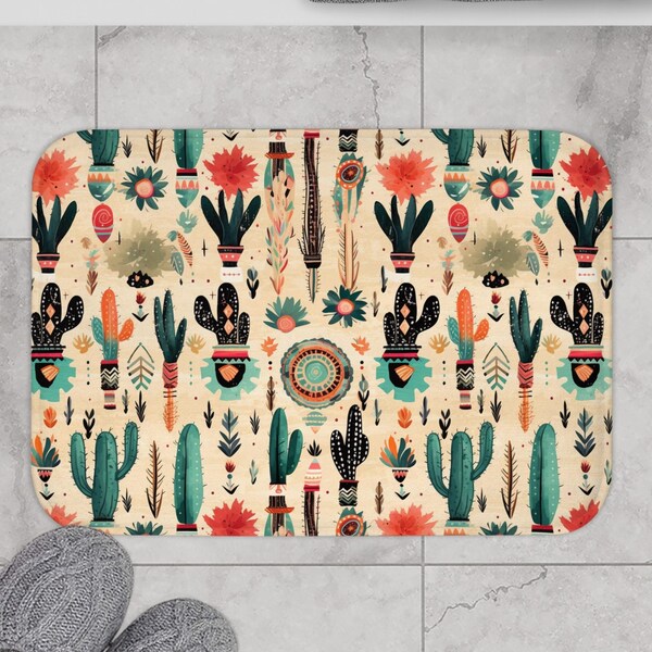Cactus Bathroom Decor - Etsy