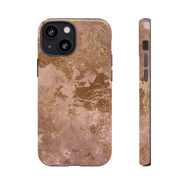 Rose Gold Phone Case - Etsy