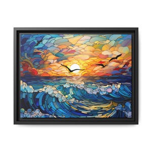 Square & Rectangular Landscape Portrait Framed Wall Art | Ocean Beach ...