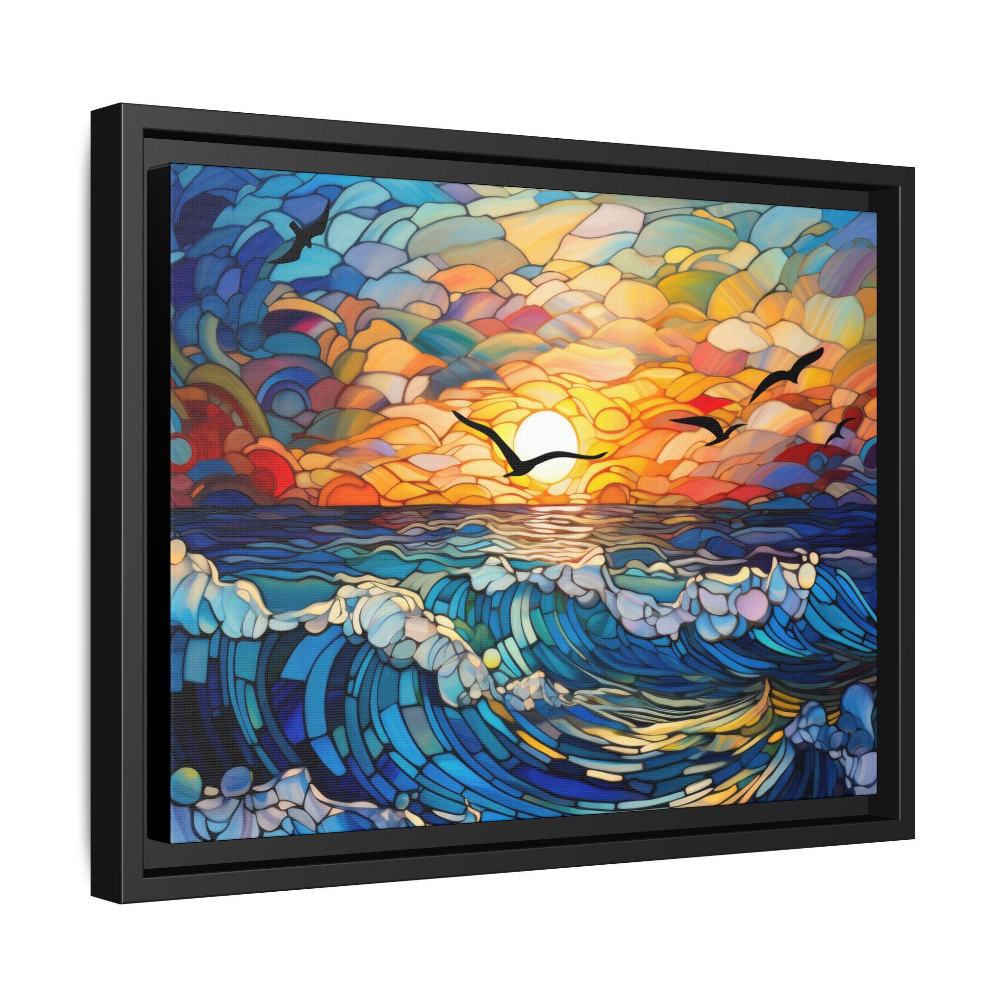 Square & Rectangular Landscape Portrait Framed Wall Art | Ocean Beach ...