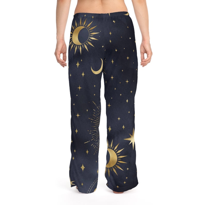 Celestial Moon and Stars Women's Boho Pajama Pants, Celestial Pajamas ...