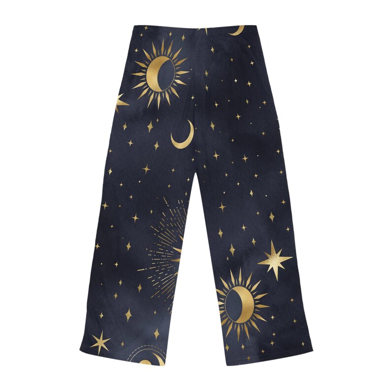 Celestial Moon and Stars Women's Boho Pajama Pants, Celestial Pajamas ...