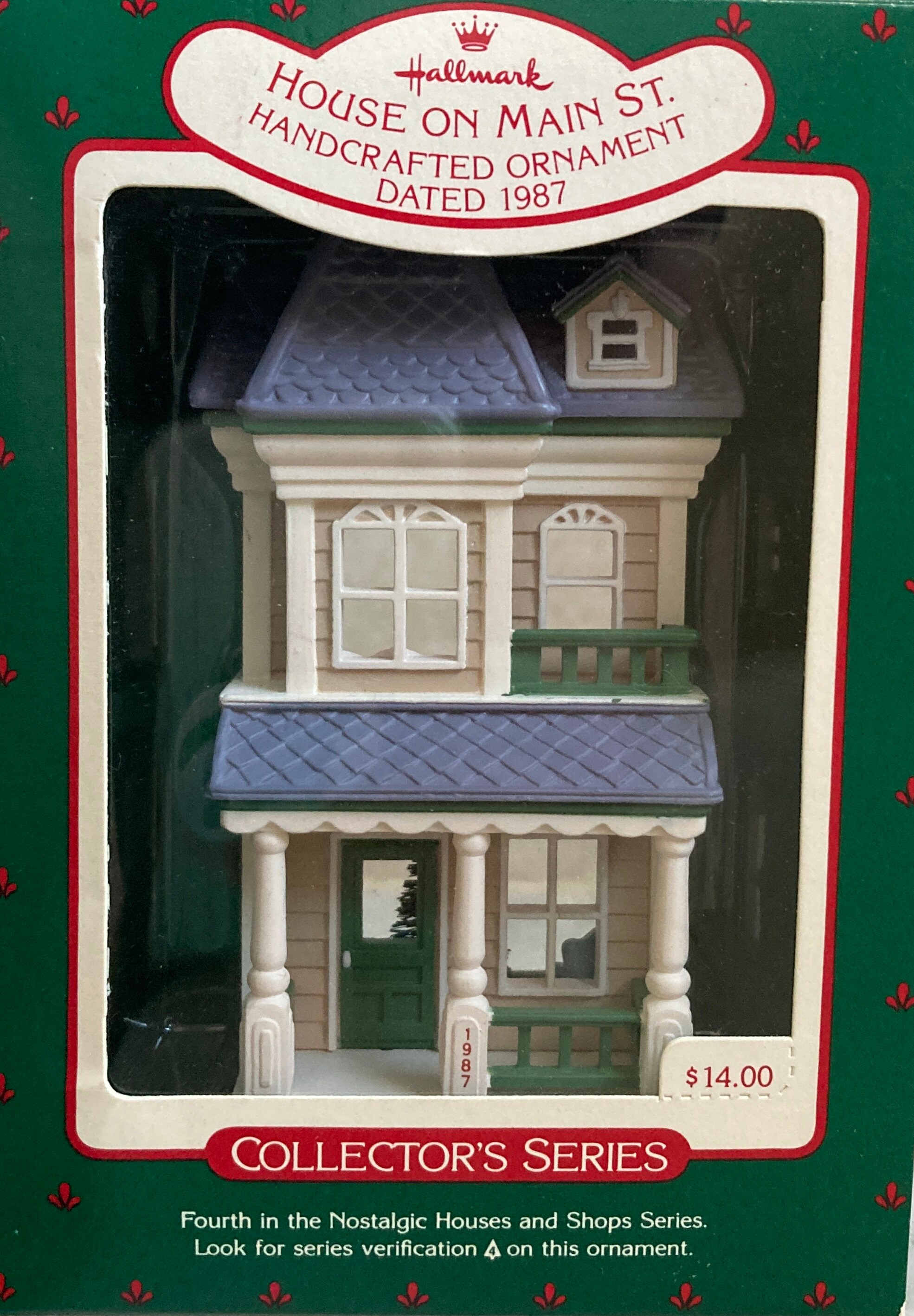 Hallmark 1987 House on Main St. Ornament - Etsy