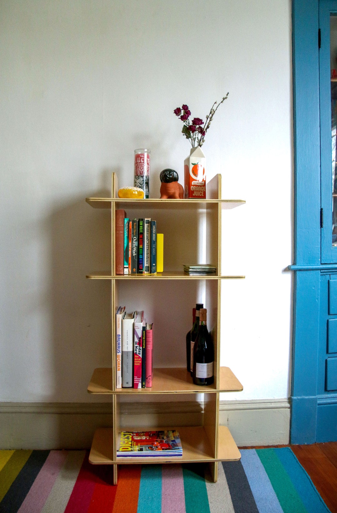 4x2 Grid Shelf Flatpack. - Etsy