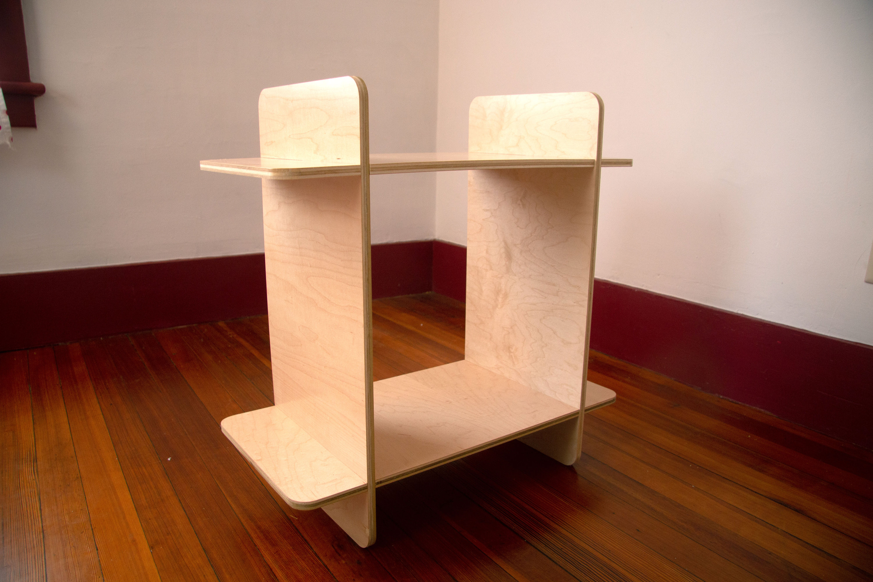 Small Flatpack Shelf Table - Etsy