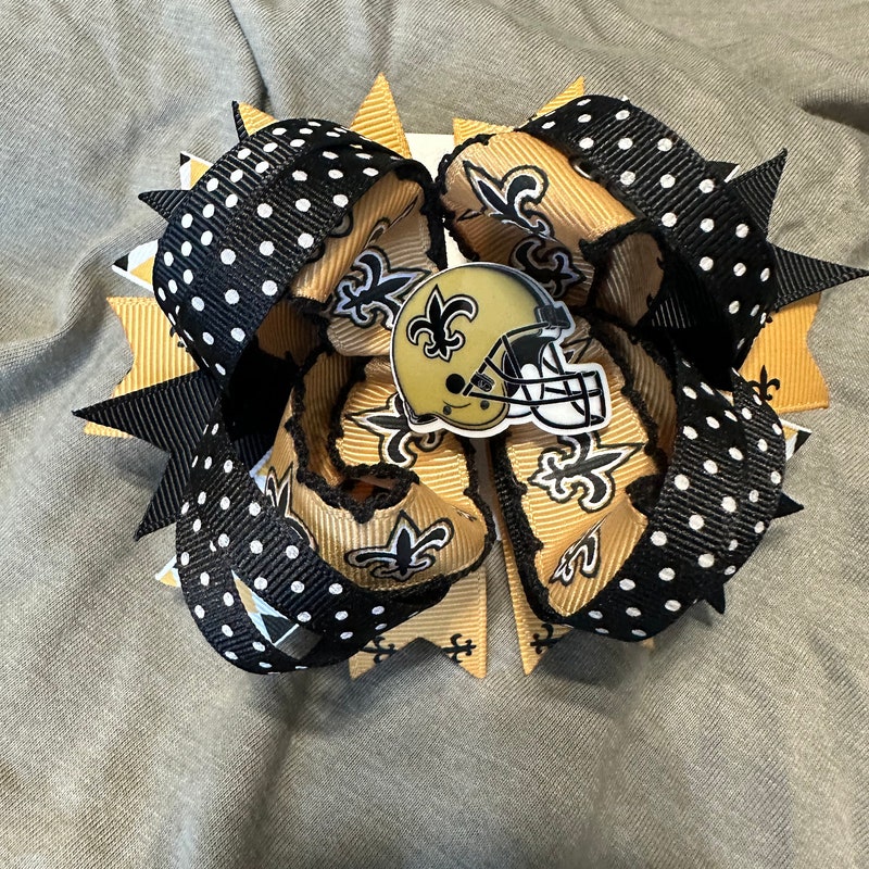 Nfl Team Hair Bows - Etsy