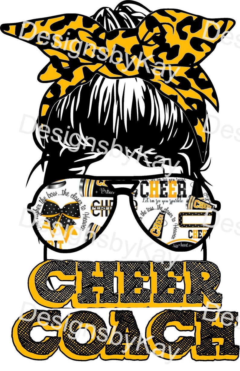 Cheer Coach Png Cheerleader Png Cheer Png Sublimation - Etsy