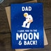 Funny Mooner Father's Day Card for Dad From the Kids, Love You to the ...