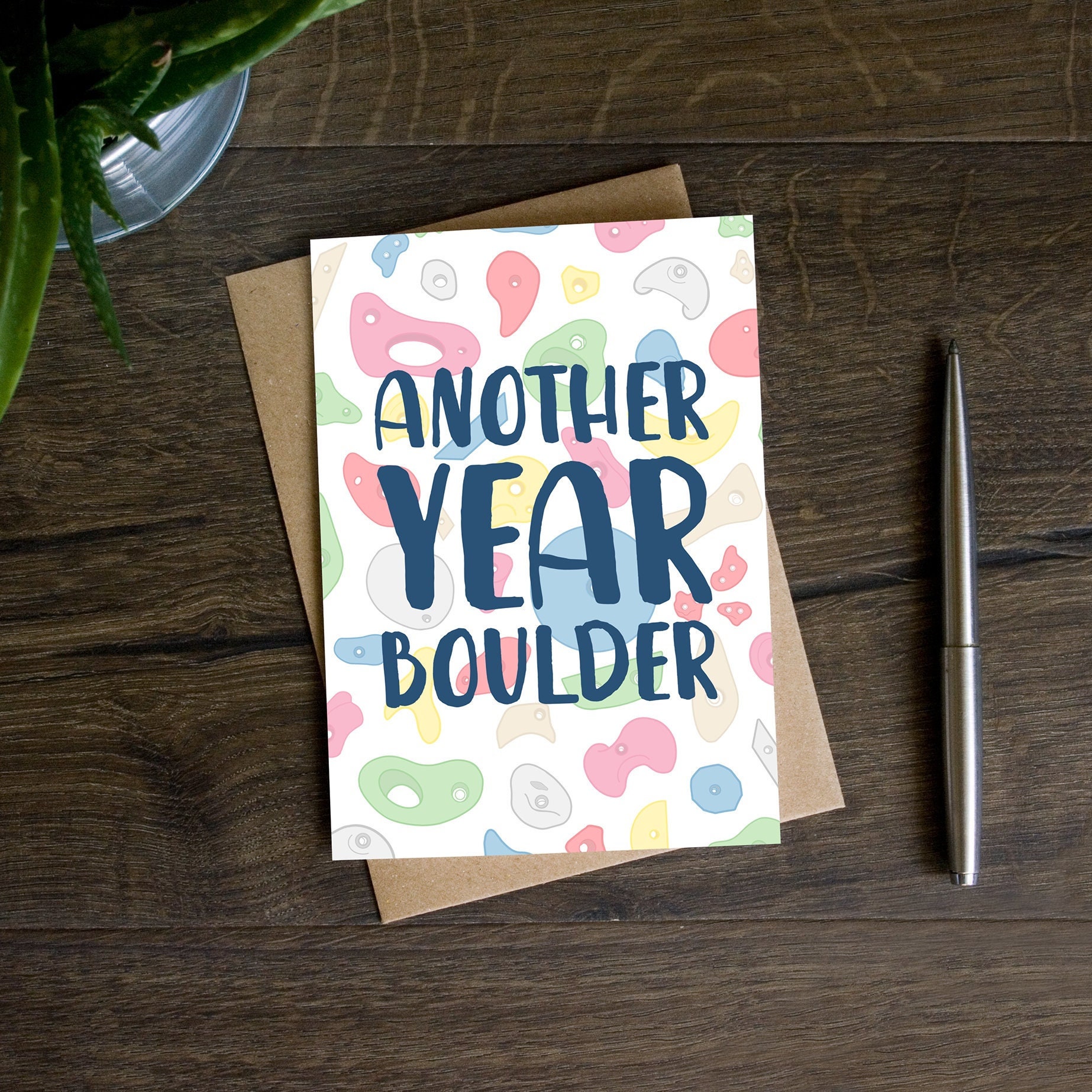 Funny Bouldering Birthday Card for Him, Boyfriend, Friend, Husband ...