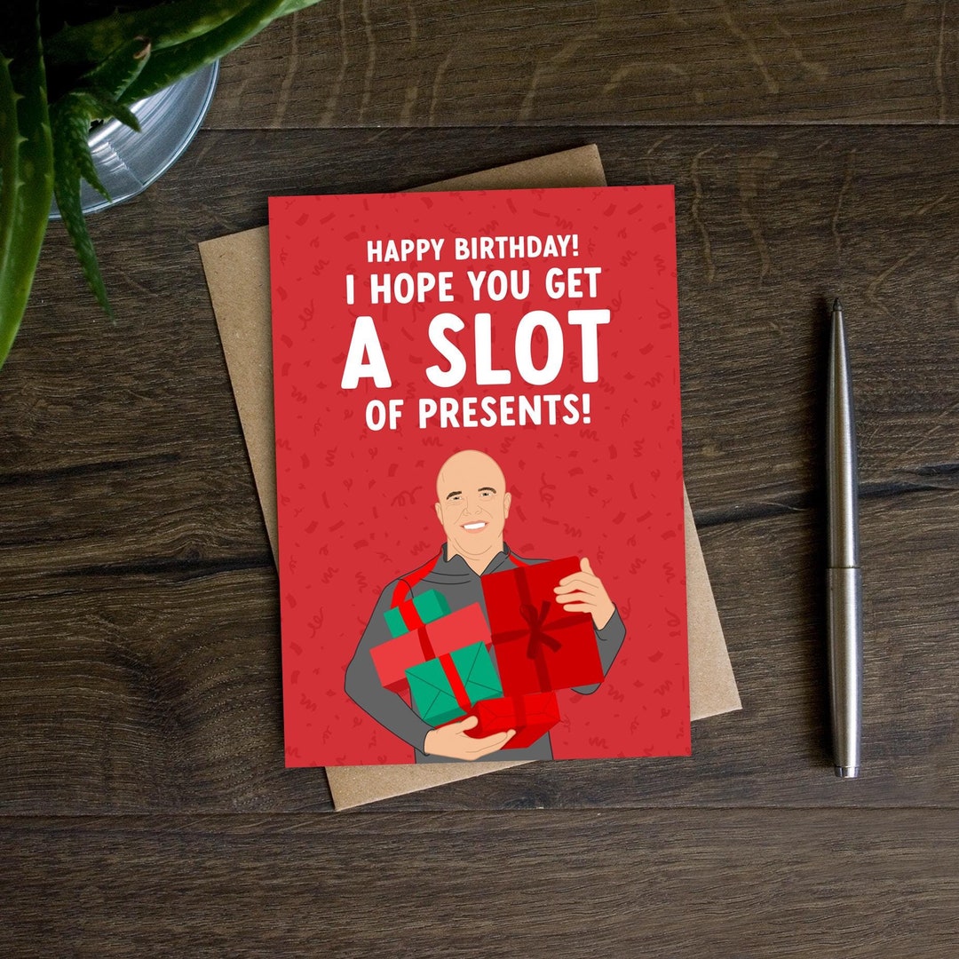 Funny Arne Slot Birthday Card for Him, Liverpool Bday Card for Brother ...