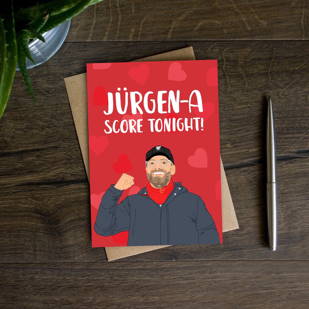 Funny Liverpool Valentine's Day Card for Him, Wedding Anniversary Card ...