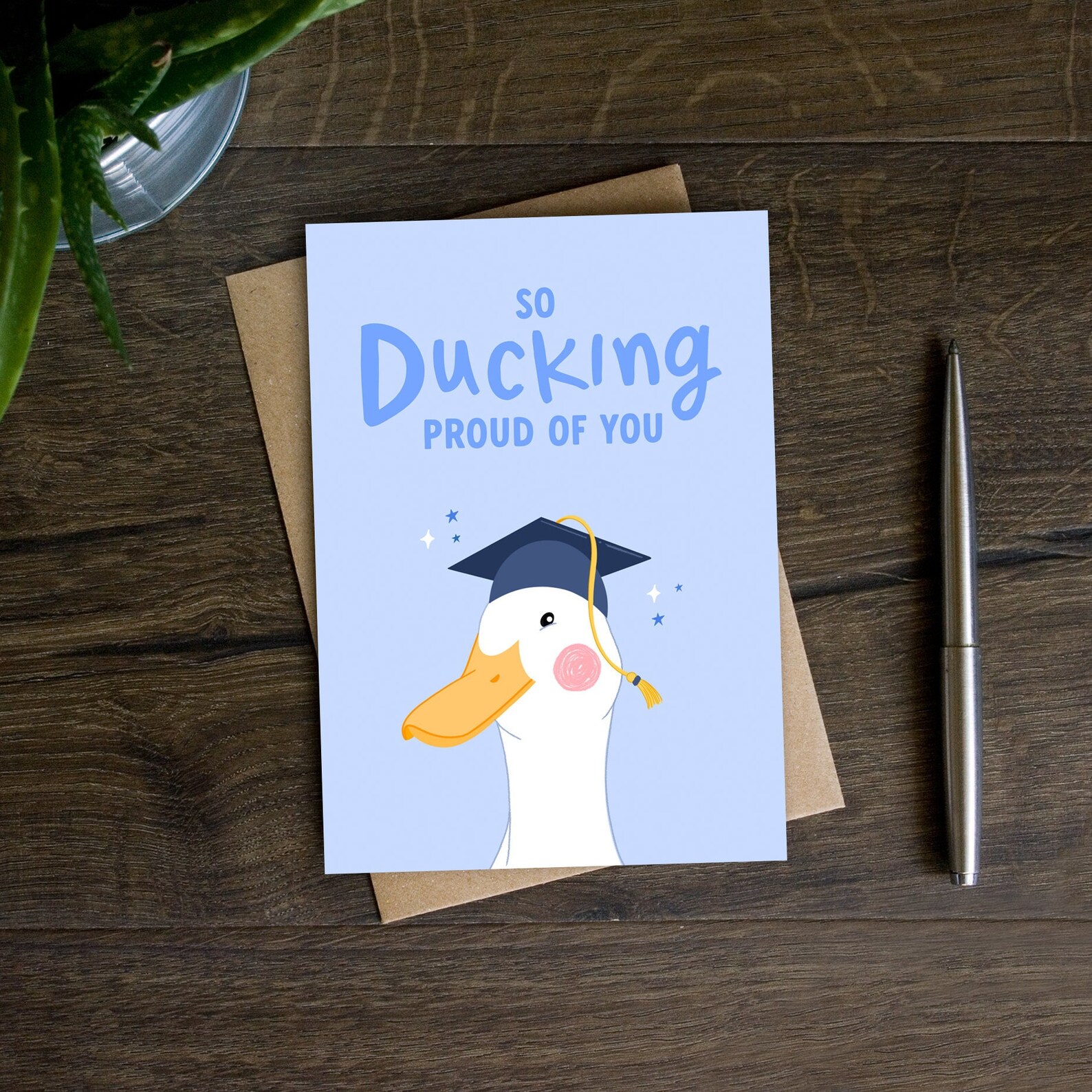 Funny Duck Graduation Card for Her Congratulations Card for - Etsy