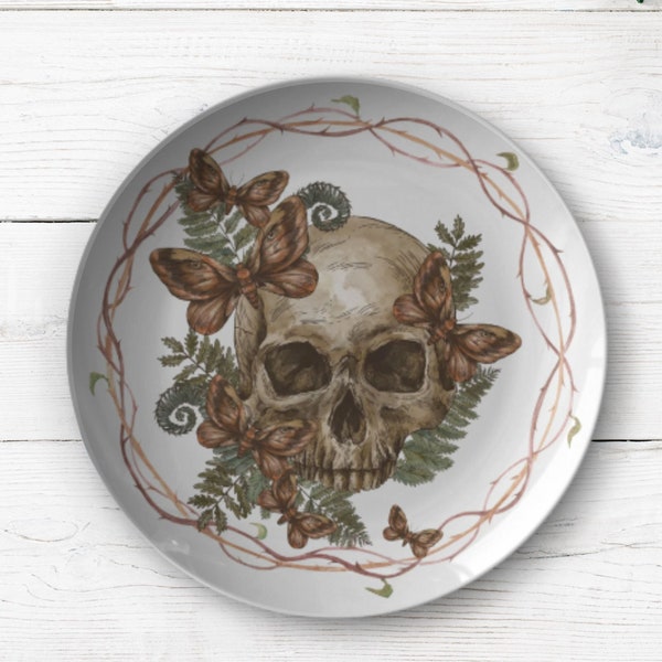 Skull Dinner Plates - Etsy
