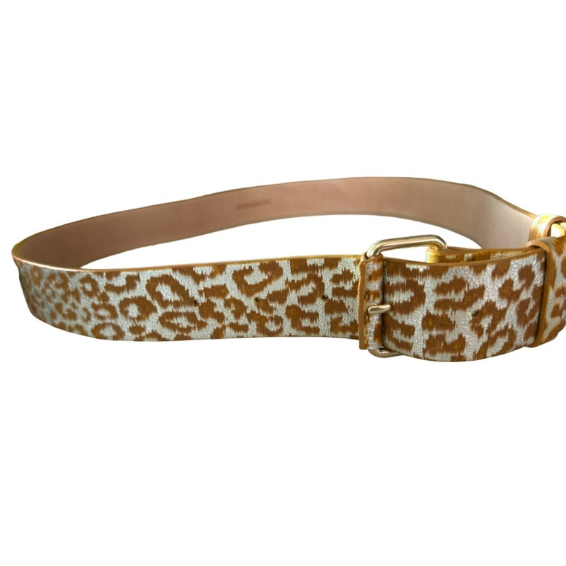 Leopard Print Belt - Etsy