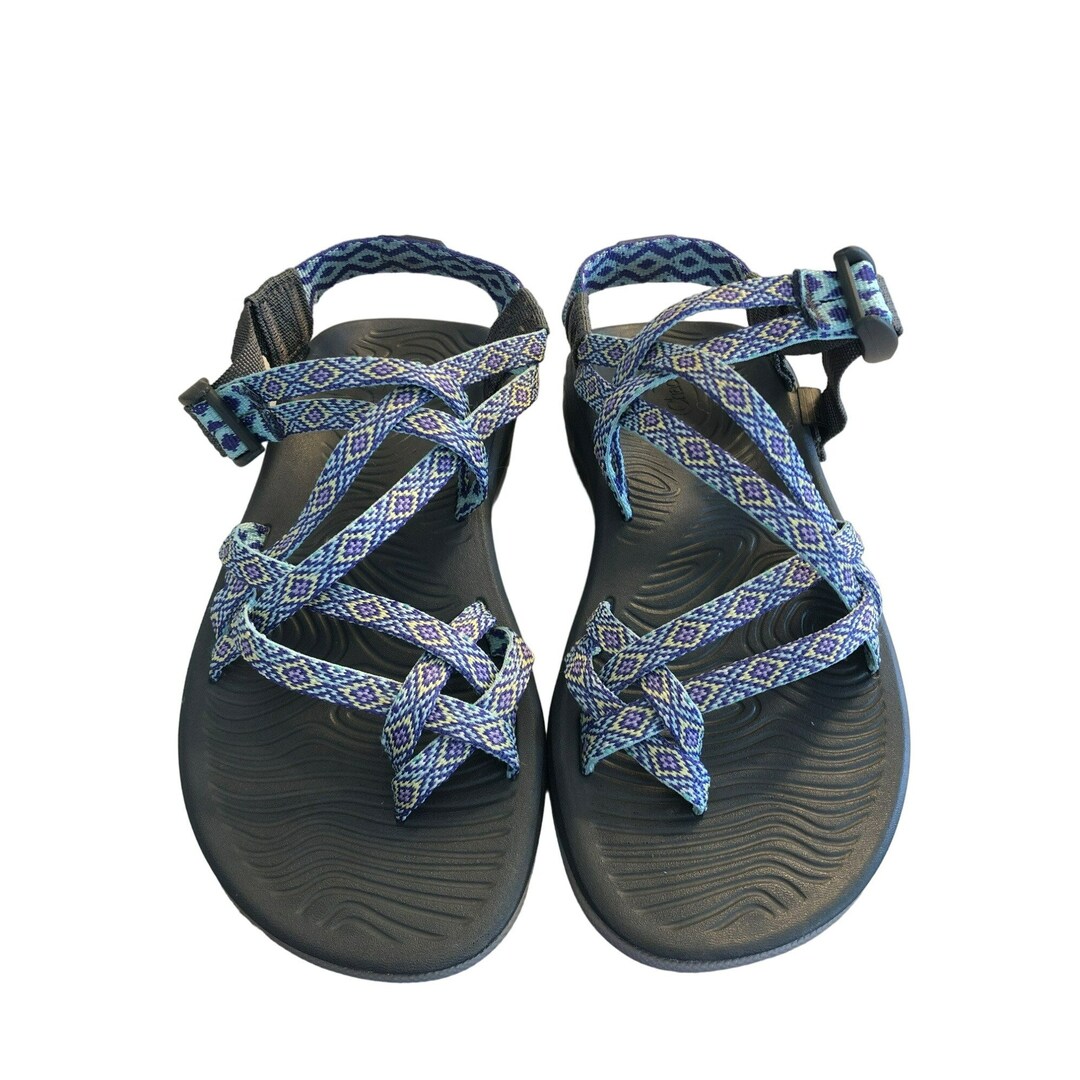 Chaco Blue Green Purple Multi Strap Women's Hiking Summer - Etsy