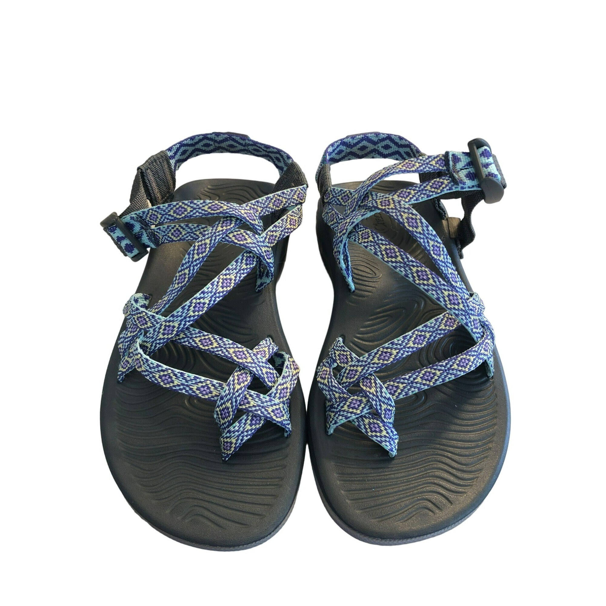 Chaco Blue Green Purple Multi Strap Women's Hiking Summer - Etsy
