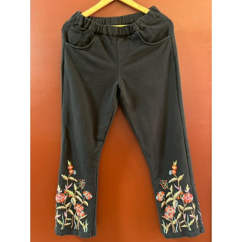 Embroidered Pants - Etsy