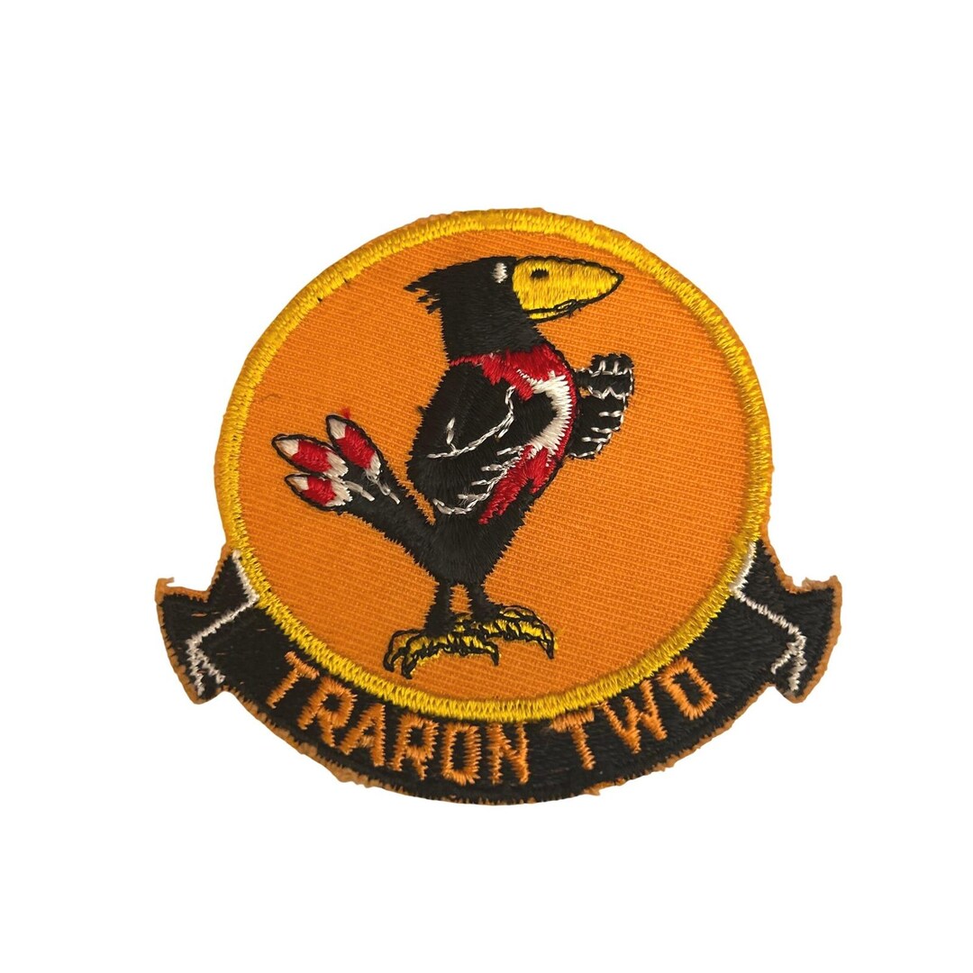 Vintage US Navy TRARON TWO Training Squadron Patch Embroidered Military ...