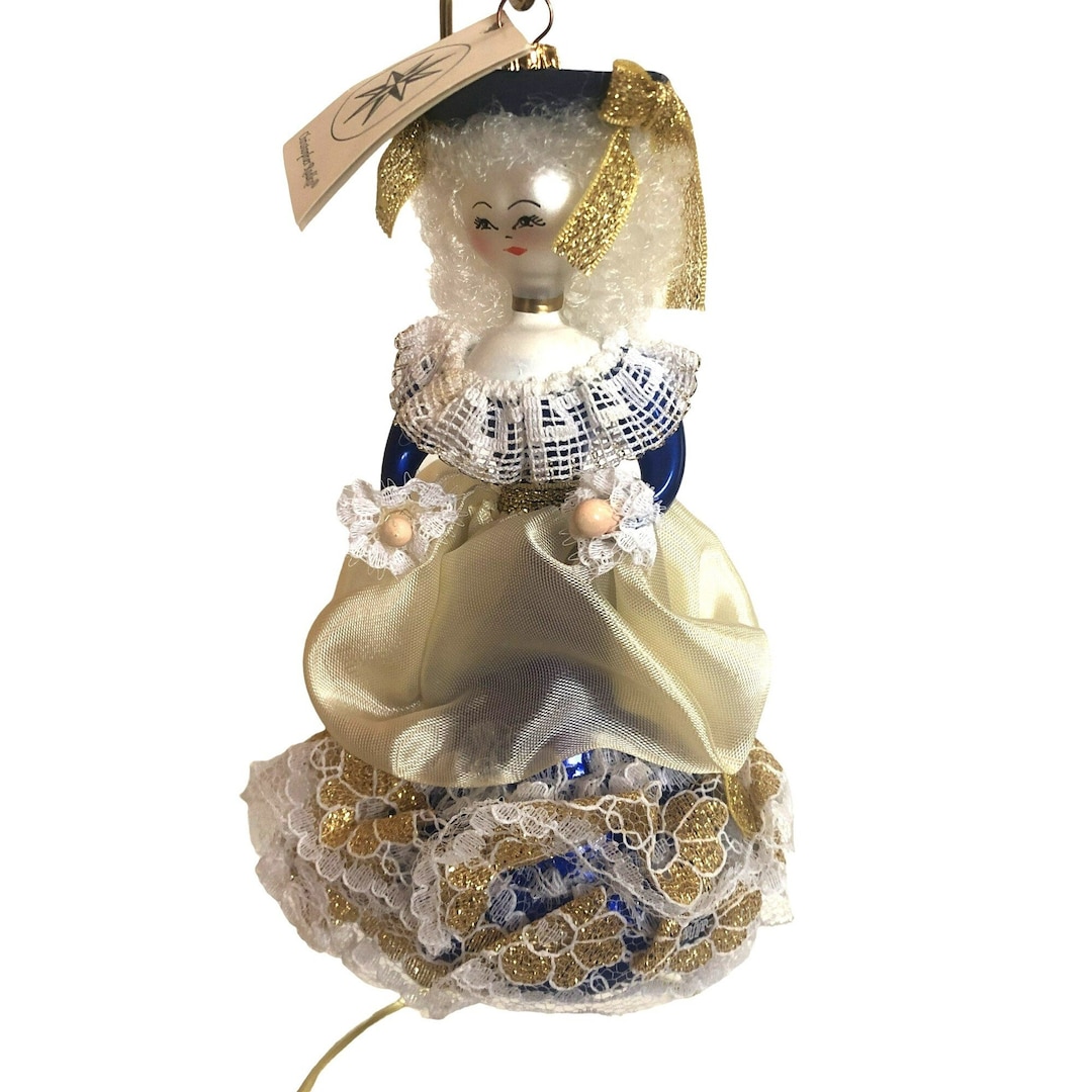 Vintage Christopher Radko Miss Merriweather Ornament With Tags - Etsy