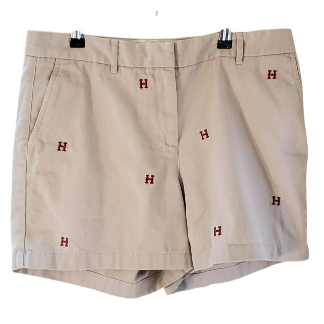 Colony Sportswear Khaki Harvard Logo Embroidered Shorts Size 12 ...