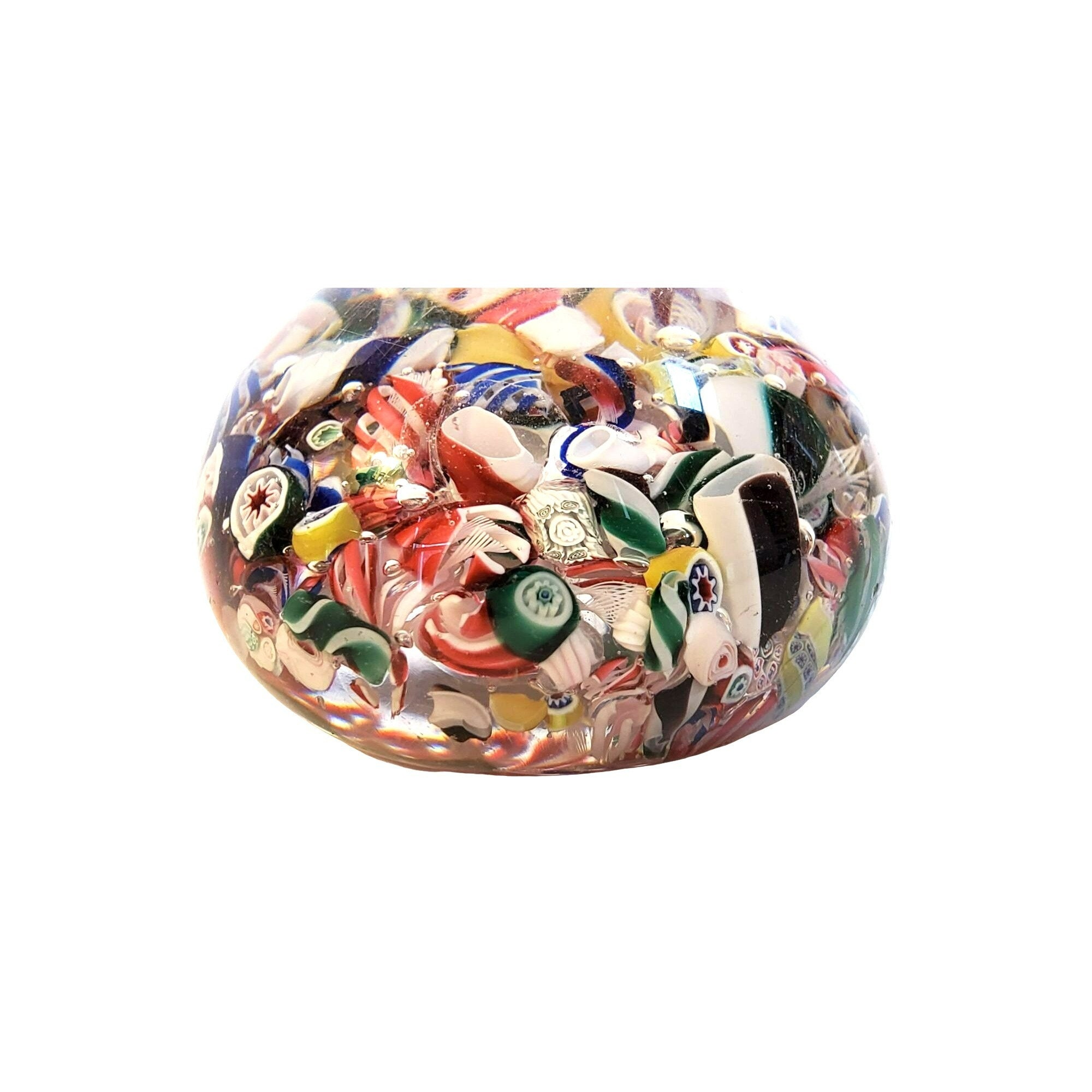 Vintage Multicolored 1850 Millefiori Scramble Paperweight - Etsy